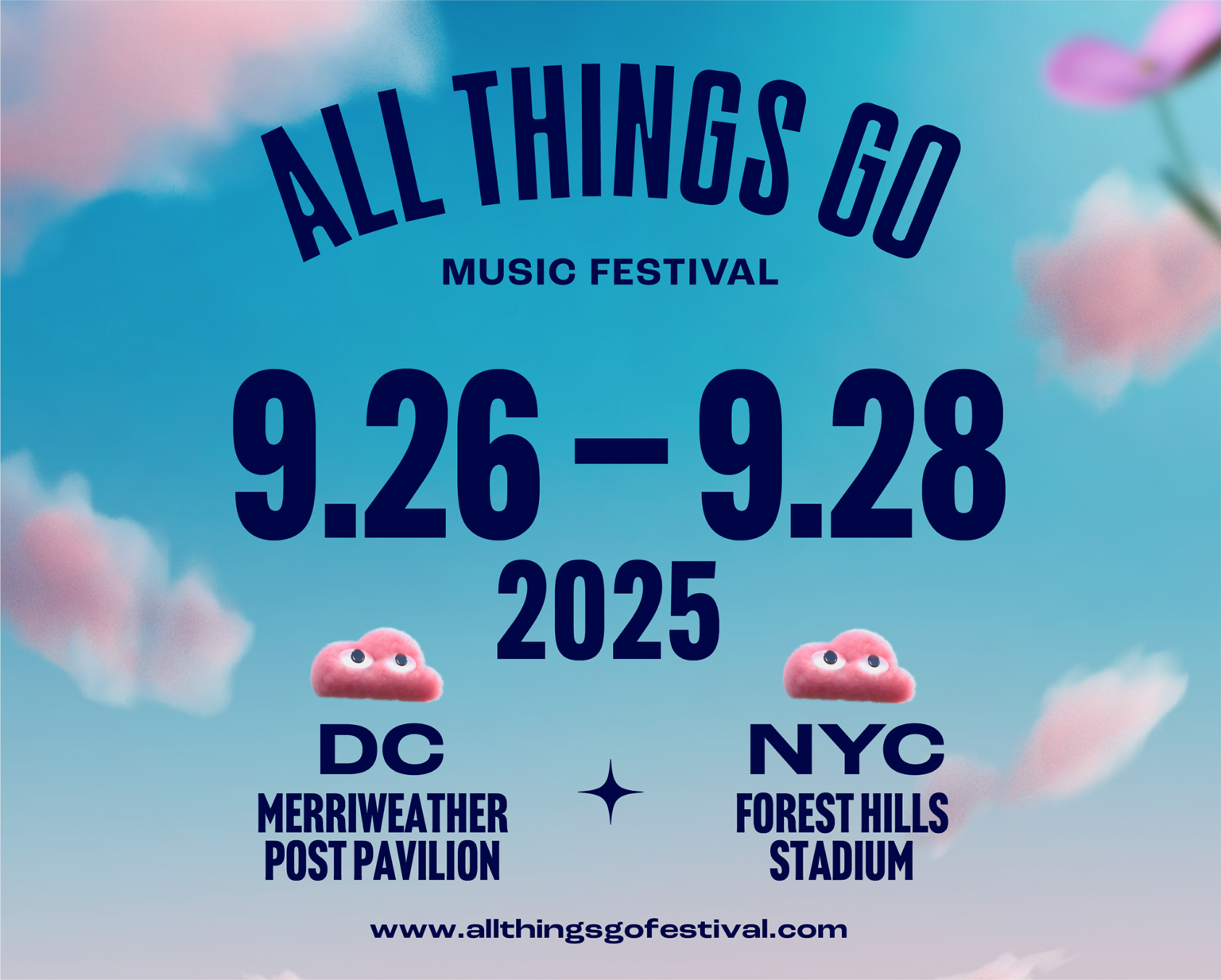 All Things Go 2025 Expands To A Three-Day Festival: September 26, 27 ...