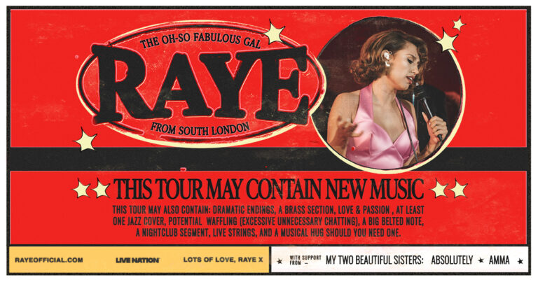 Raye Announces ‘This Tour May Contain New Music’ – 40 date 2026 ...