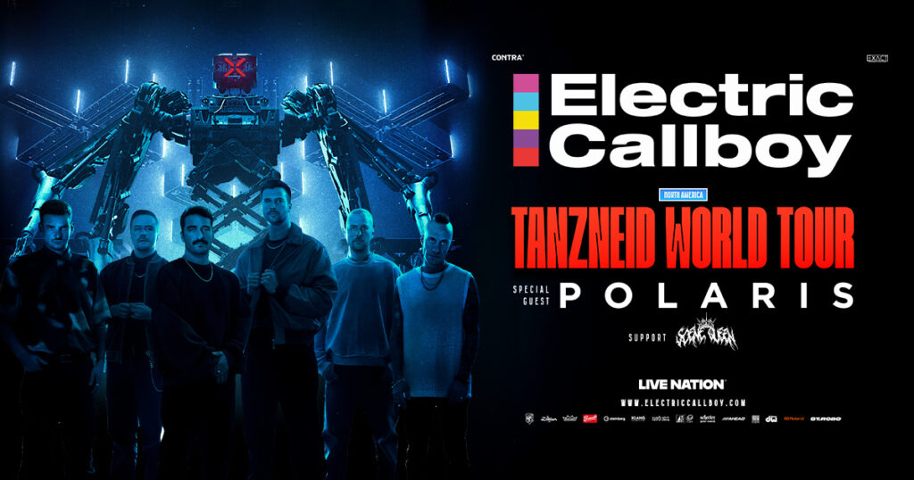ELECTRIC CALLBOY Announce TANZNEID WORLD TOUR 2025/2026 - First 3 Only