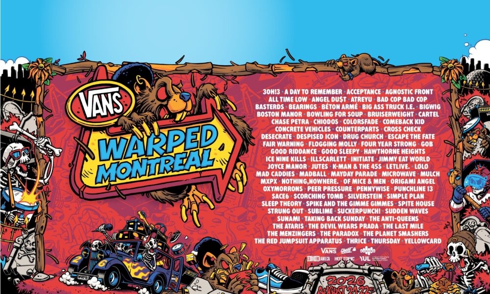 VANS Warped Tour Announces 2026 Full Line-Up! - First 3 Only