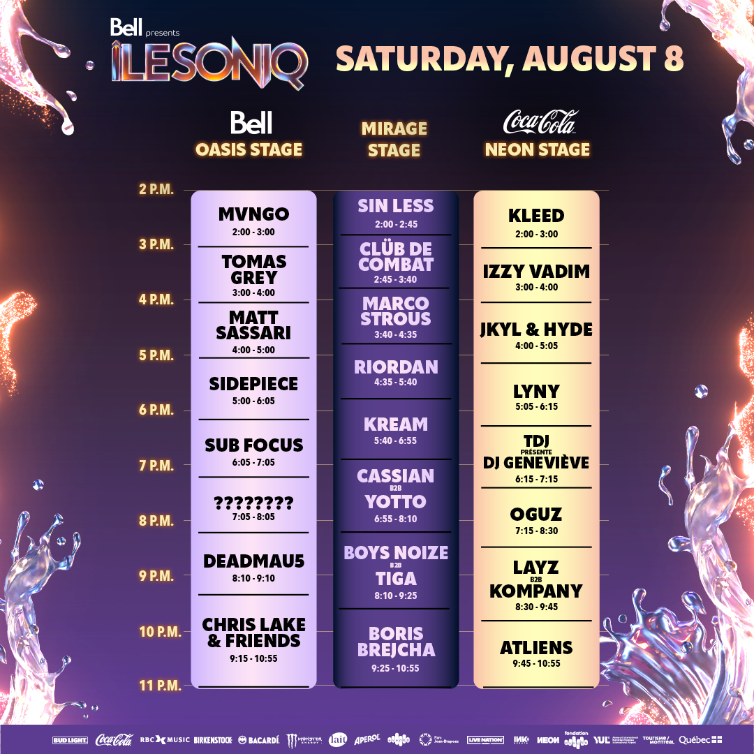 îLESONIQ 2026 Reveals Daily Schedule for August 8 and 9 - First 3 Only